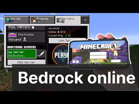 Make a public bedrock server without port forwarding