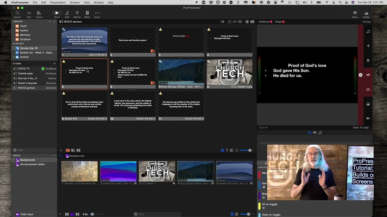 ProPresenter 7.7 tutorial: Builds on all screens