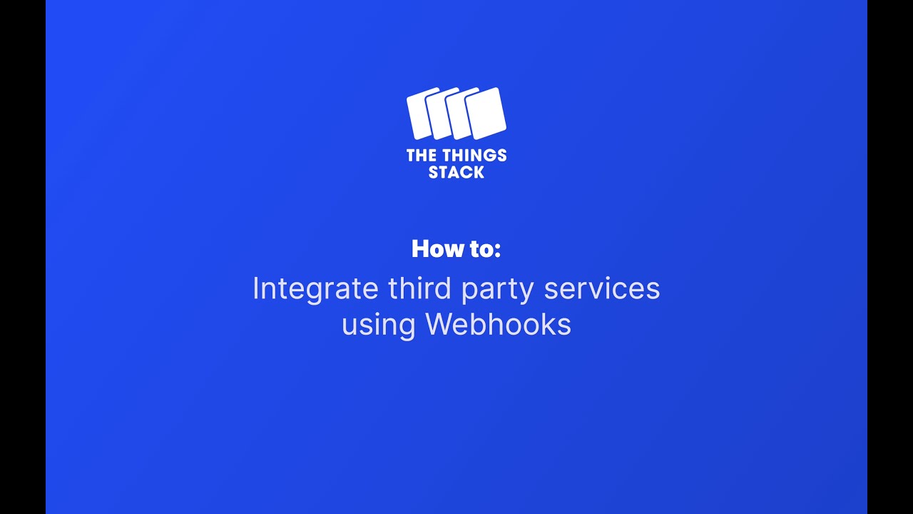 How to: Integrate third party services using Webhooks