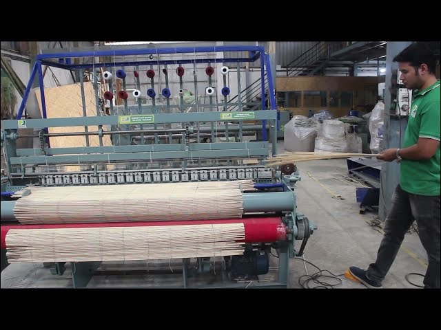 Bamboo Mat Making Machine - Bamboo (Blind) Weaving Machines (6 Ft ...
