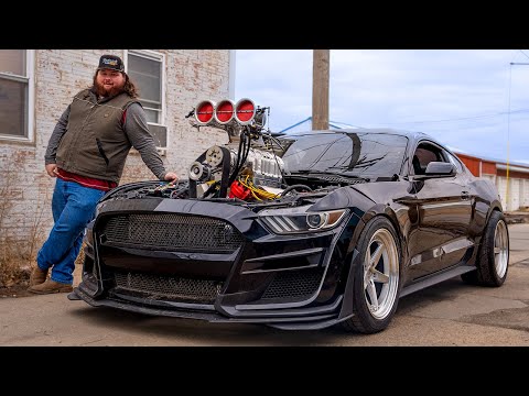 Mustang Gets a 2,000-Horsepower Big Block V8, Becomes Burnout Machine ...