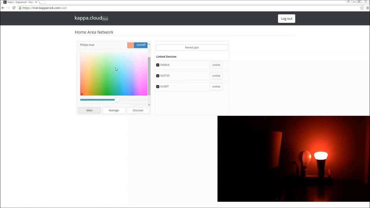 Sample Lighting Widget