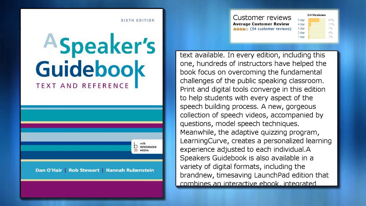A Speaker's Guidebook: Text and Reference