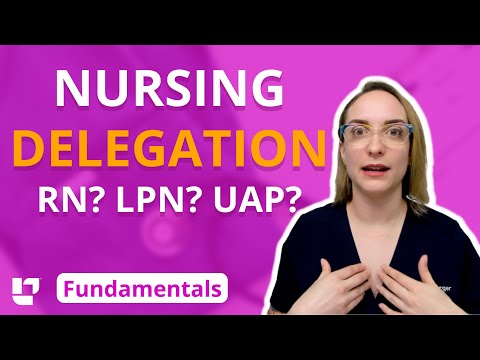 Delegation: leadership - Fundamentals @LevelUpRN