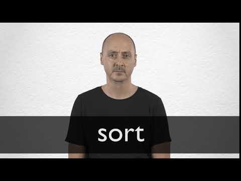 How to pronounce SORT in British English