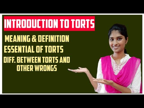 Introduction to Torts | Nature of Torts | Law of Torts | Legal Knowledge | Tamil |