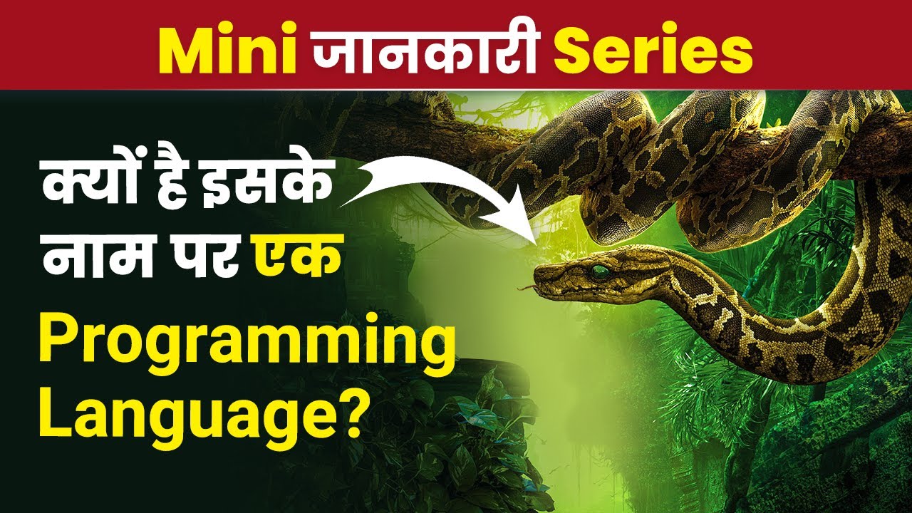 Python | Why Python Programming Language Named as Python? | Python Programming | 2024-25