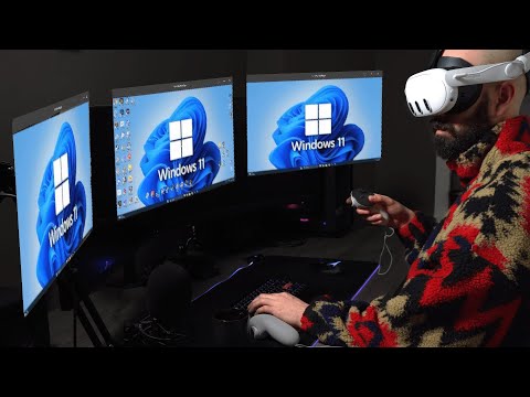 I Tried Windows 11 on Meta Quest 3! (Virtual Desktop Killer?)