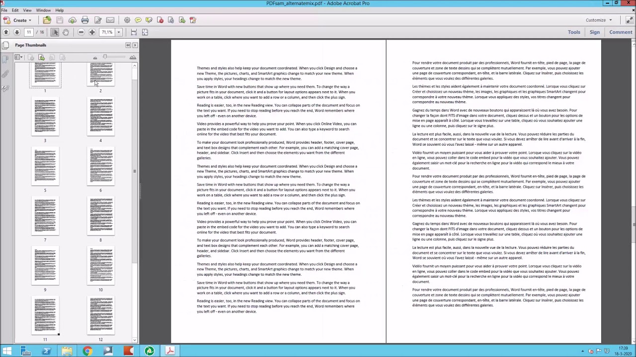 Combine 2 pdf files and TF Prep