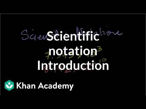 Introduction to scientific notation | Pre-Algebra | Khan Academy
