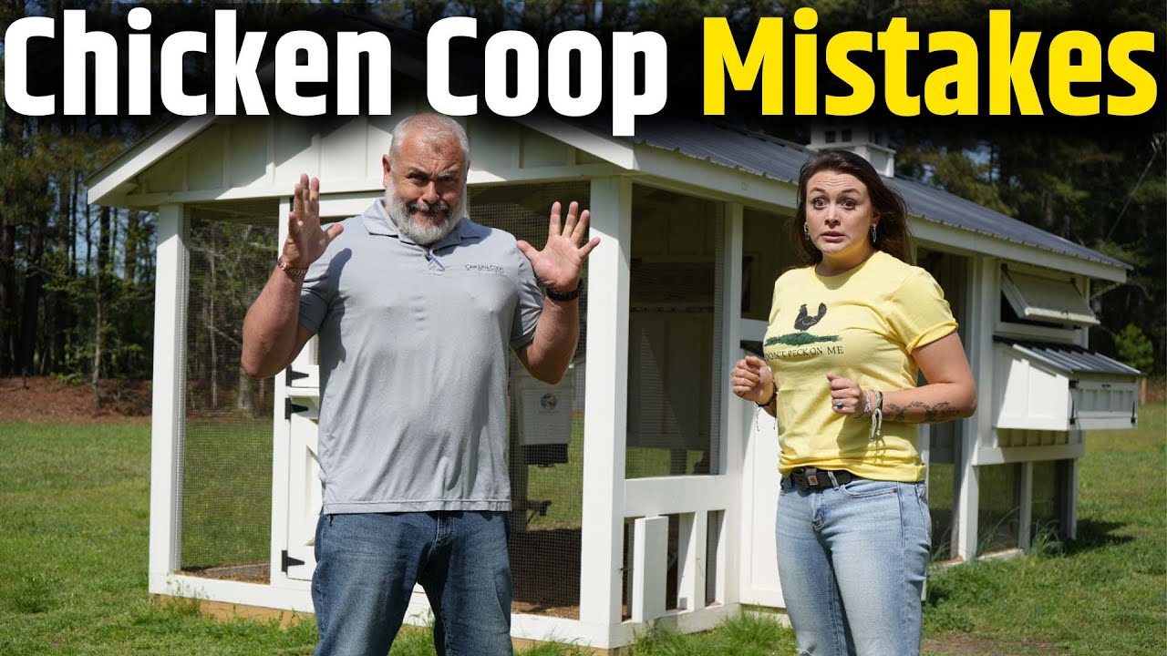 10 Chicken Coop Mistakes you DON'T want to Make !