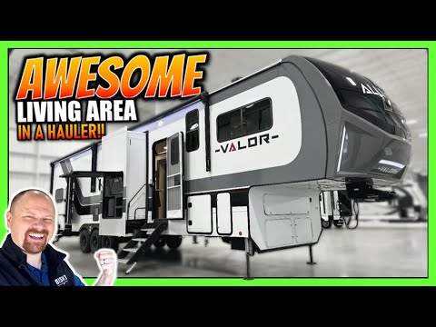 This Toy Hauler Brings COMFORT to the Living Space! 2024 Alliance Valor 40V13 Fifth Wheel