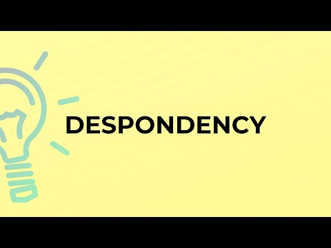 What is the meaning of the word DESPONDENCY?