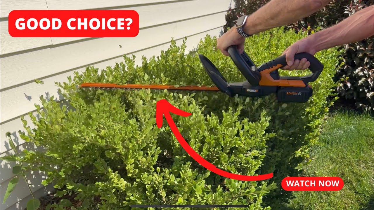 WORX Cordless Hedge Trimmer (Genuine Review)