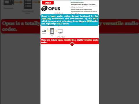 What is Opus Audio Codec|Opus Audio Codec