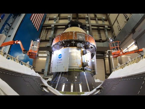 Watch Orion's Fairing Panel Jettison Test