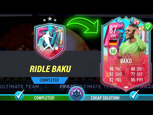 FIFA 23 Ridle Baku FUT Birthday SBC - How to complete, estimated costs ...