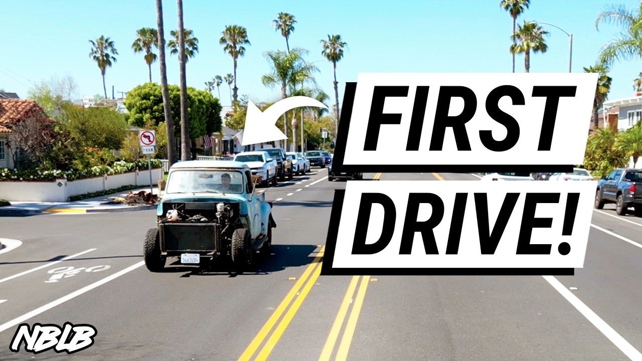 FIRST DRIVE in 28 Years For The 1955 Ford F100 Truck