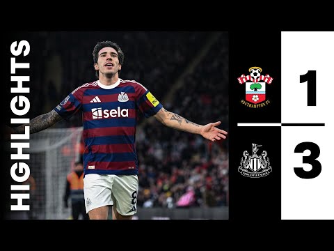 Southampton 1 Newcastle United 3 | Premier League Highlights