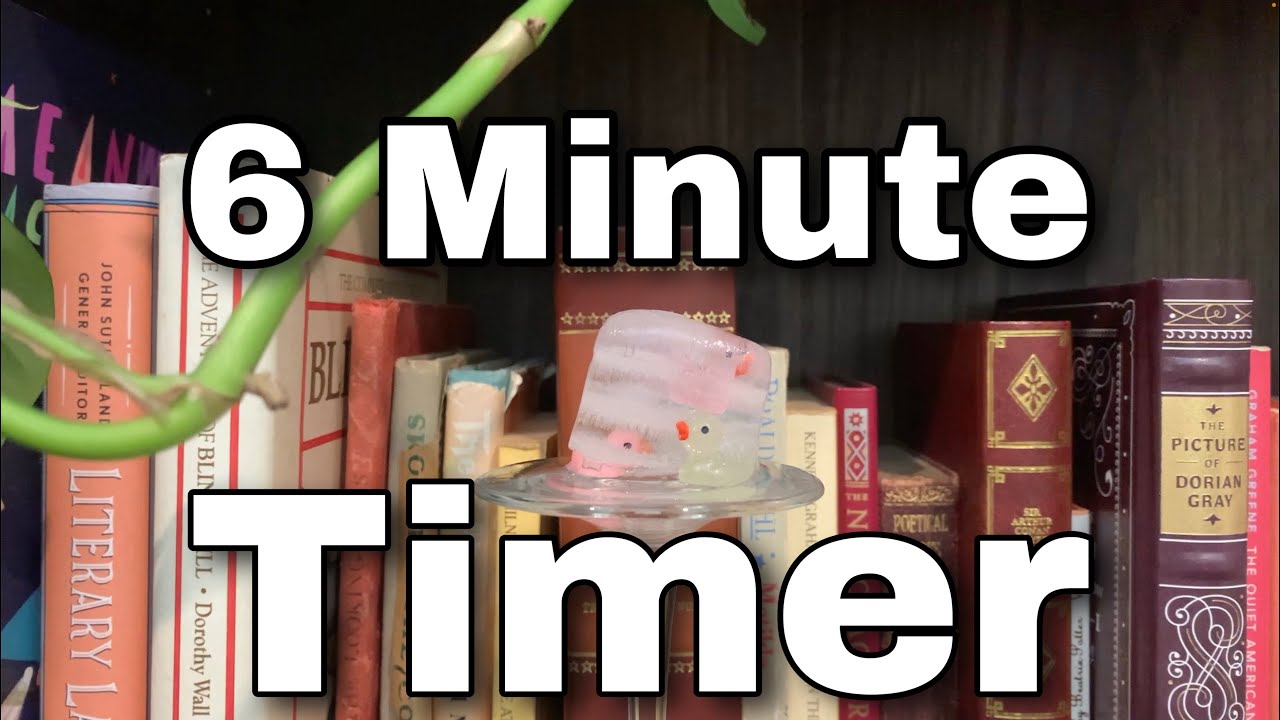 6 Minute Timer - Tiny Ducks in Ice Cube Time Lapse