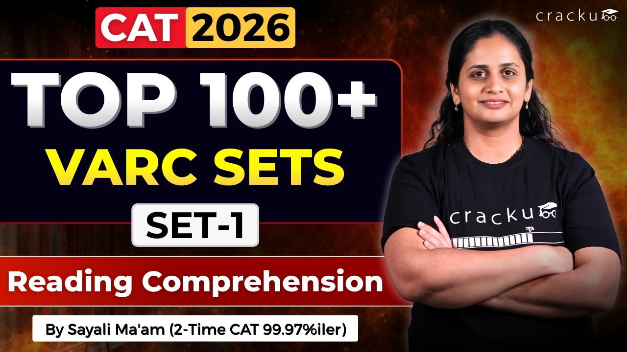 Cracku CAT VARC Series | Set #1 - CAT Reading Comprehension | Daily Free CAT 2026 VARC Practice Sets