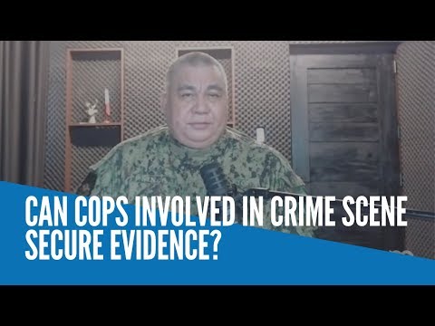 Can cops involved in an incident secure evidence from a crime scene? NCRPO explains