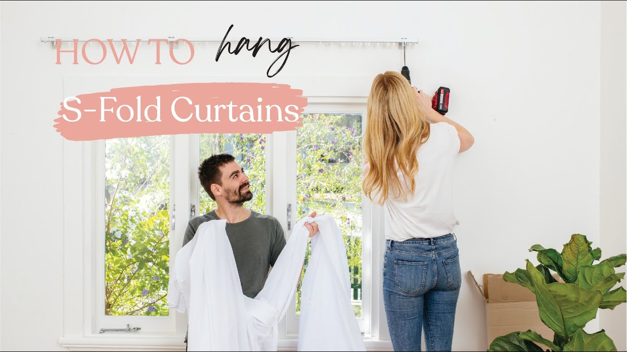How to hang S-Fold sheers