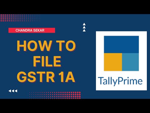 How to file GSTR 1A in GST Portal