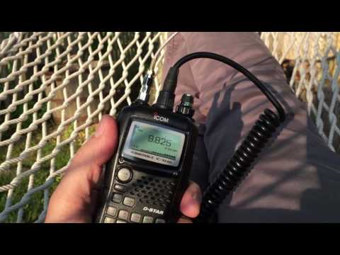 David enjoys hammock mobile SWLing with his Icom IC-92AD | The SWLing Post
