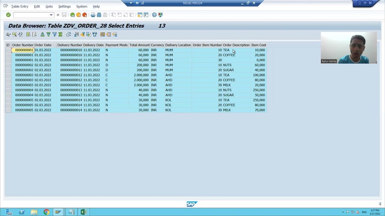 24 - ABAP Dictionary - Views - Database View and Projection View