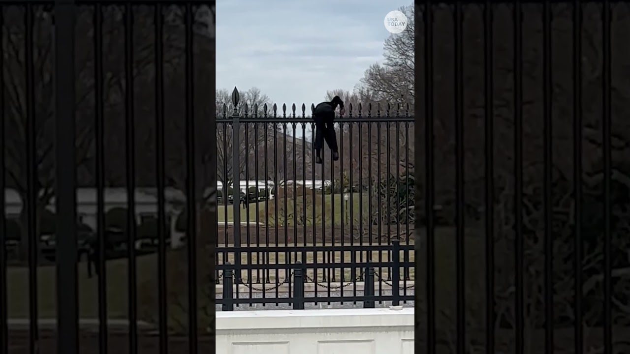 Man arrested for attempting to scale White House fence | USA TODAY