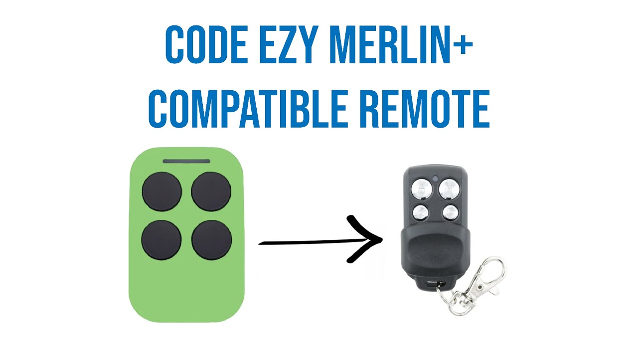 Code Ezy Merlin+ Compatible Remote Video Description