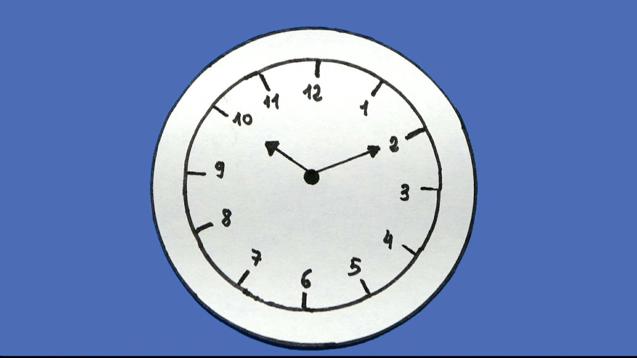 Cómo dibujar un reloj ⌚