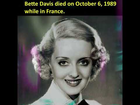 Film History Shorts: Bette Davis
