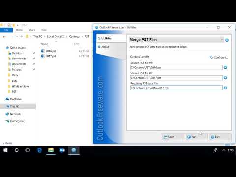 Merge Outlook PST Files