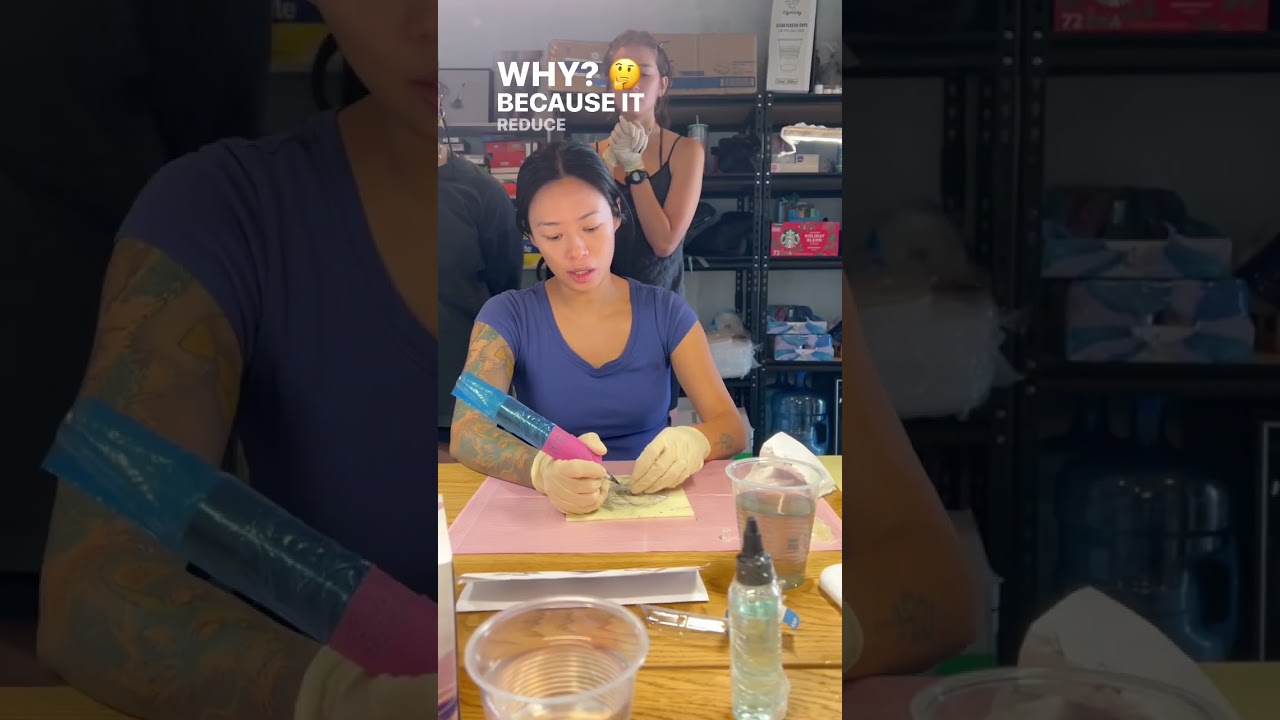 Tattoo Beginner Shading Tip - Pull instead of Push