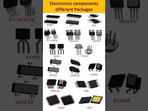 Basic Electronics components packages #shorts #components #package