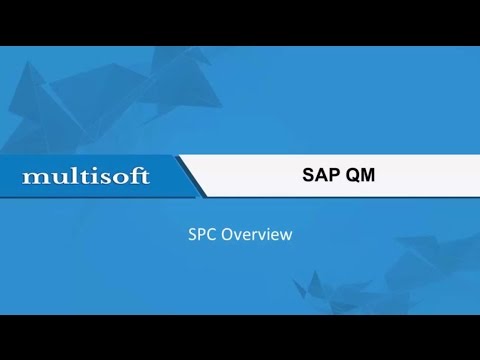SAP QM SPC Overview online training video | Multisoft Virtual Academy