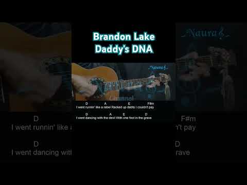 Brandon Lake - Daddy's DNA Guitar Chords Lyrics #shorts