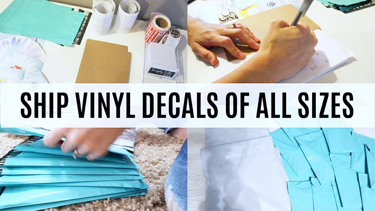 How to Package Vinyl Decal Orders for Shipping | Tips on Getting REPEAT Customers!