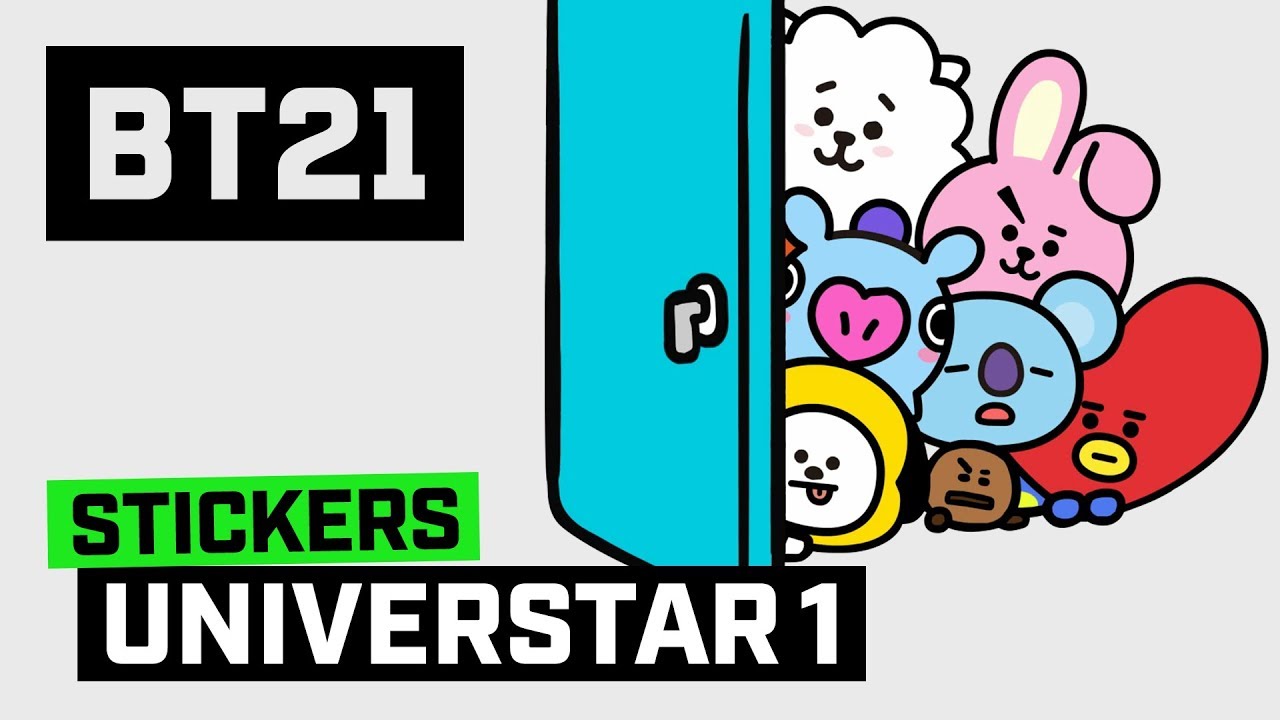 [BT21] Animated Stickers - UNIVERSTAR #1