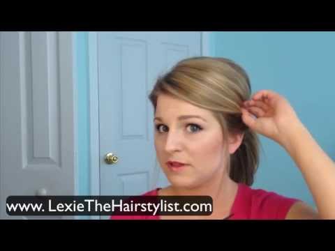 Ponytail with Volume Poof Bump Tutorial – Lexie Hair and Make-Up