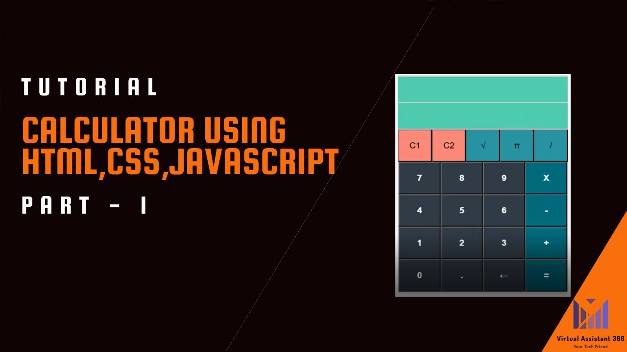 Simple Calculator Program using JavaScript in HTML