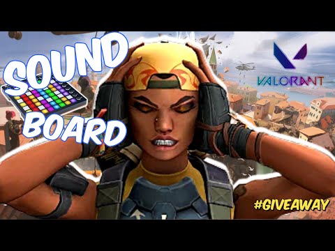 VALORANT funny SOUND BOARD Trolling and BP GIVEAWAY | VALORANT Trash Talk EPISODE 08 #giveaway