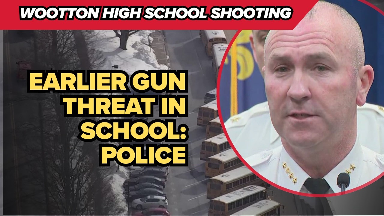 Police: suspect pointed gun at 15-year-old earlier day before Wootton High School shooting