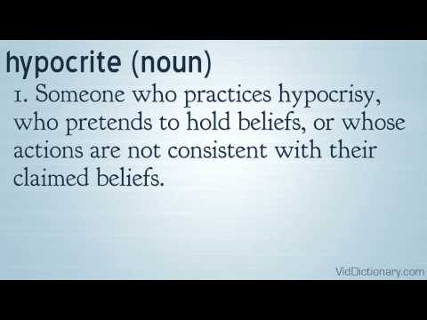 hypocrite - definition