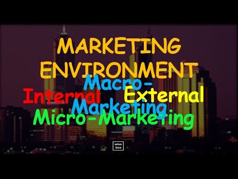 Marketing Environment - Internal and External, Macro and Micro Environments | Entrepreneurship