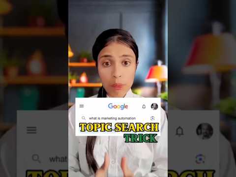 Google topic search trick #tech #shorts #trending