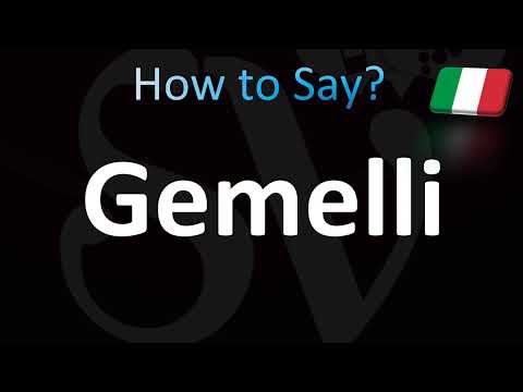How to Pronounce ''Gemelli'' Correctly! (Italian)