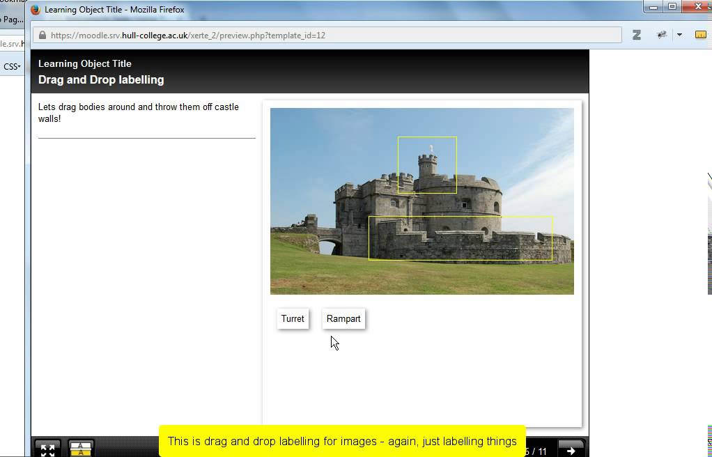 Xerte - Adding interactivity